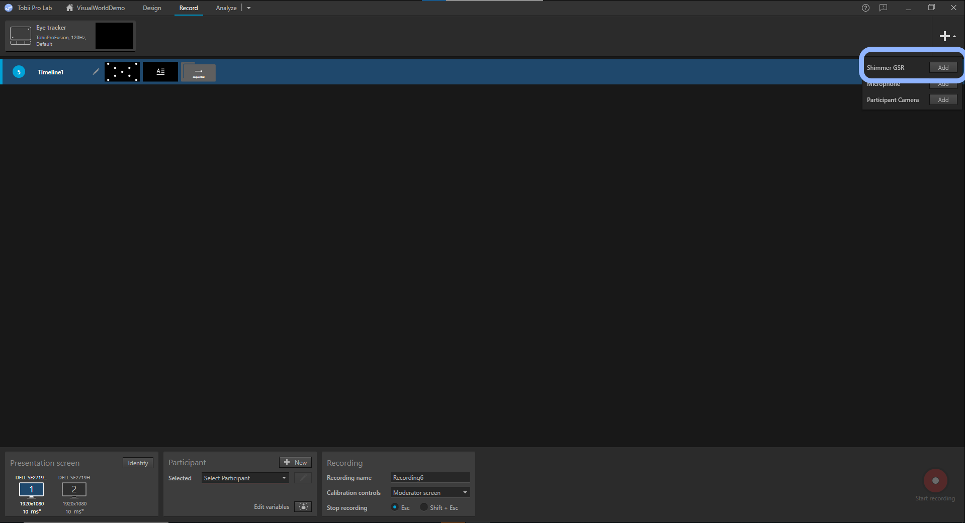 How to set up Shimmer3 GSR+ with Tobii Pro Lab